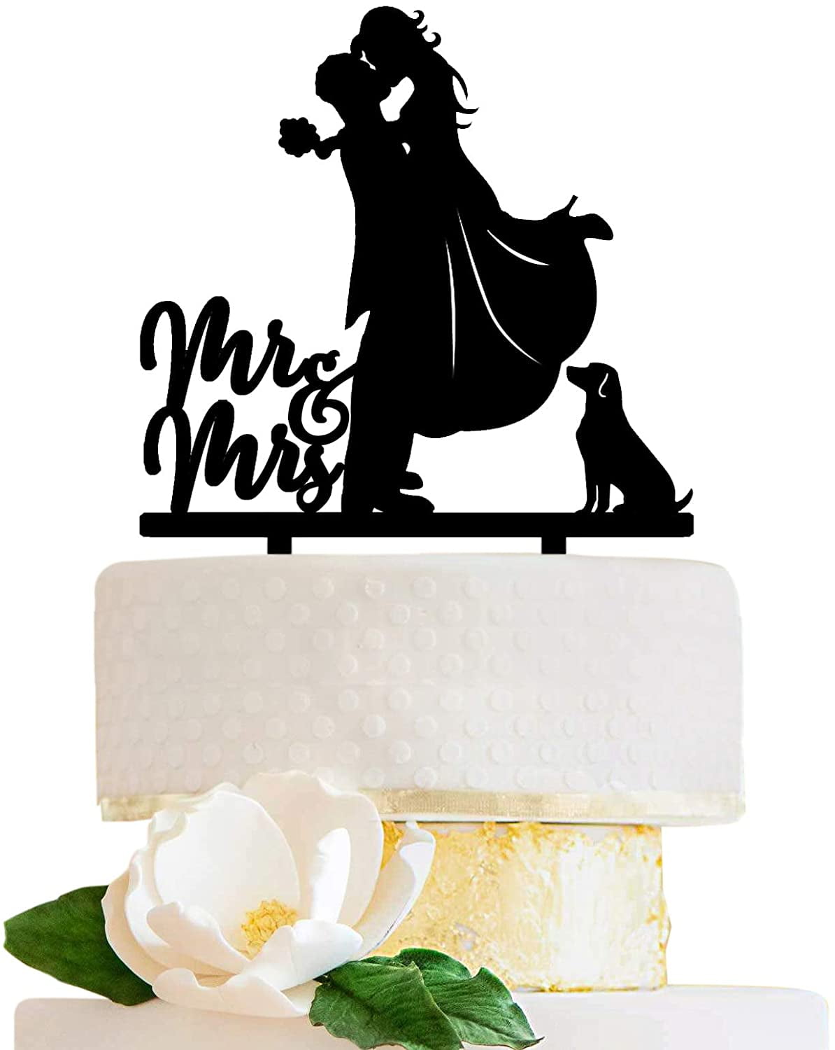 5.3" Wedding Cake Topper with a Dog, Gift-Boxed - Walmart.com