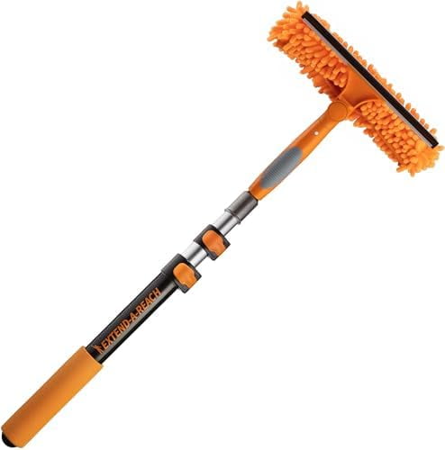 .5-3 Window Squeegee for Home with Extension Pole // Window Glass ...