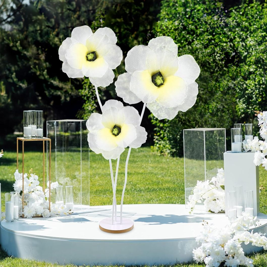 5.3 ft Wedding Giant Flowers Paper Flower Decoration Huge Artificial ...