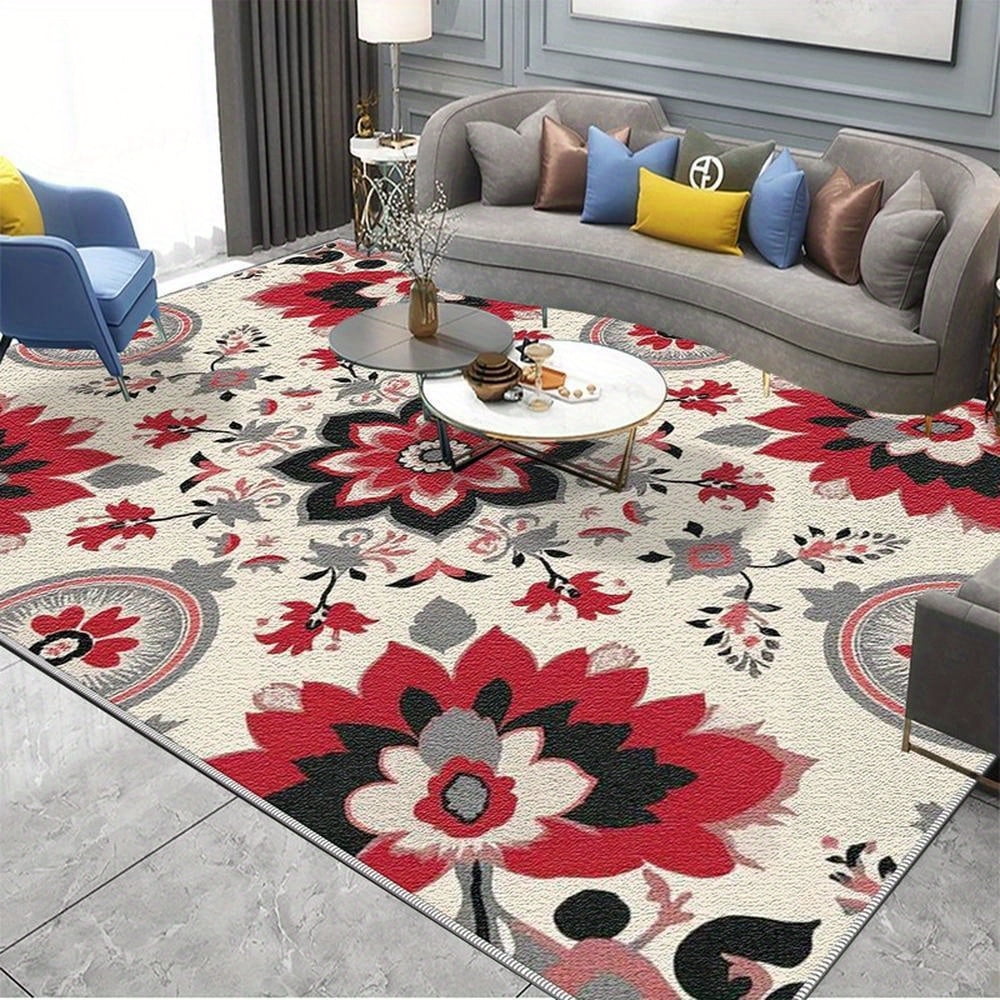 5.3'x7.5' Carpet Rug Carpet In Living Room Animal Print Area Rug Area ...