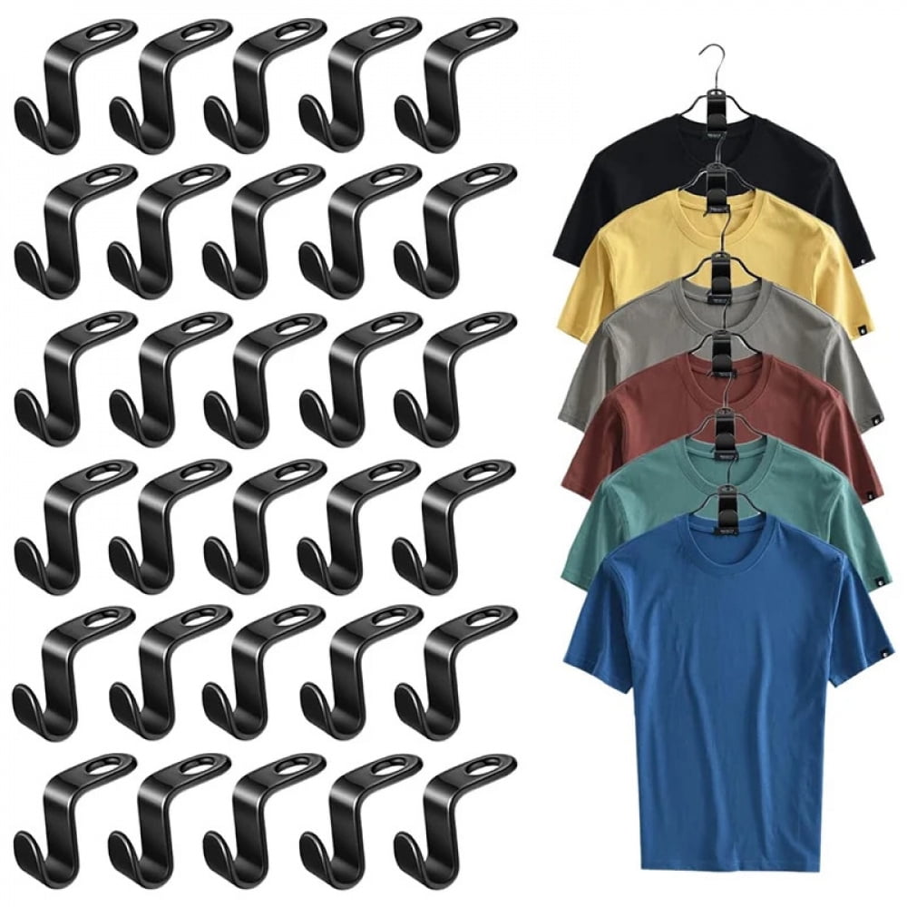 5-30PCS Wardrobe Hanger Hooks Organizer Connect Multifunction Cascading ...