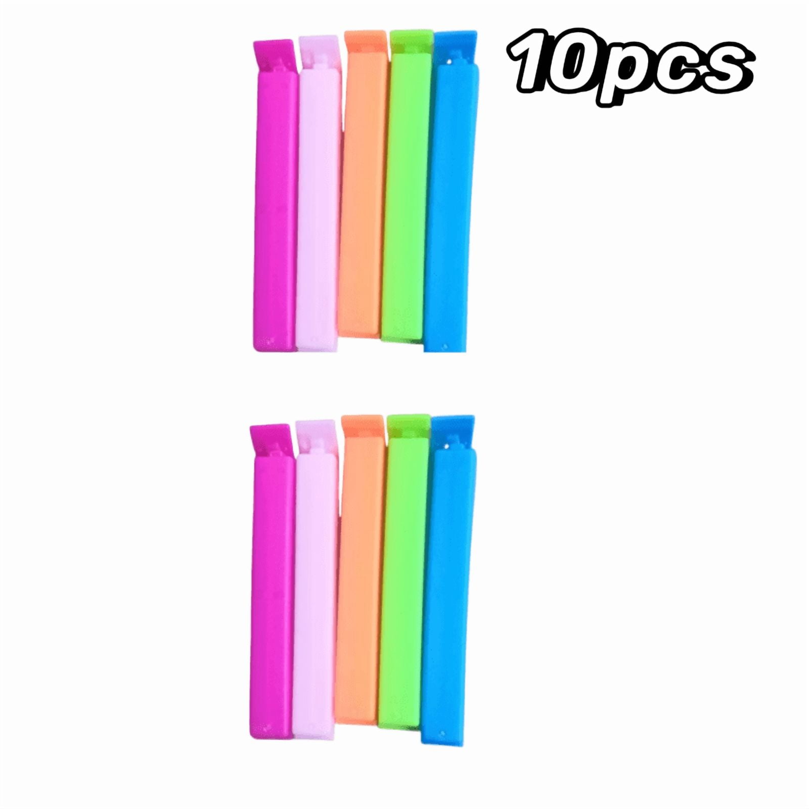 5-30pcs Colorful Sealing Clips Moisture-Proof Fresh-Keeping Snack Bag ...