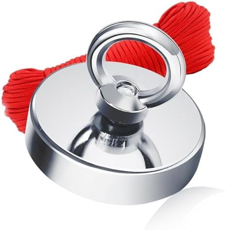 5.31"(135 mm) Fishing Kit- 1680lbs Large Rare Earth Fish with 65ft Rope ...