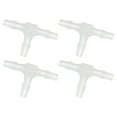 5/32" Hose Barb Fitting, 4 Pcs T Shaped 3 Way Plastic Equal Barbed ...
