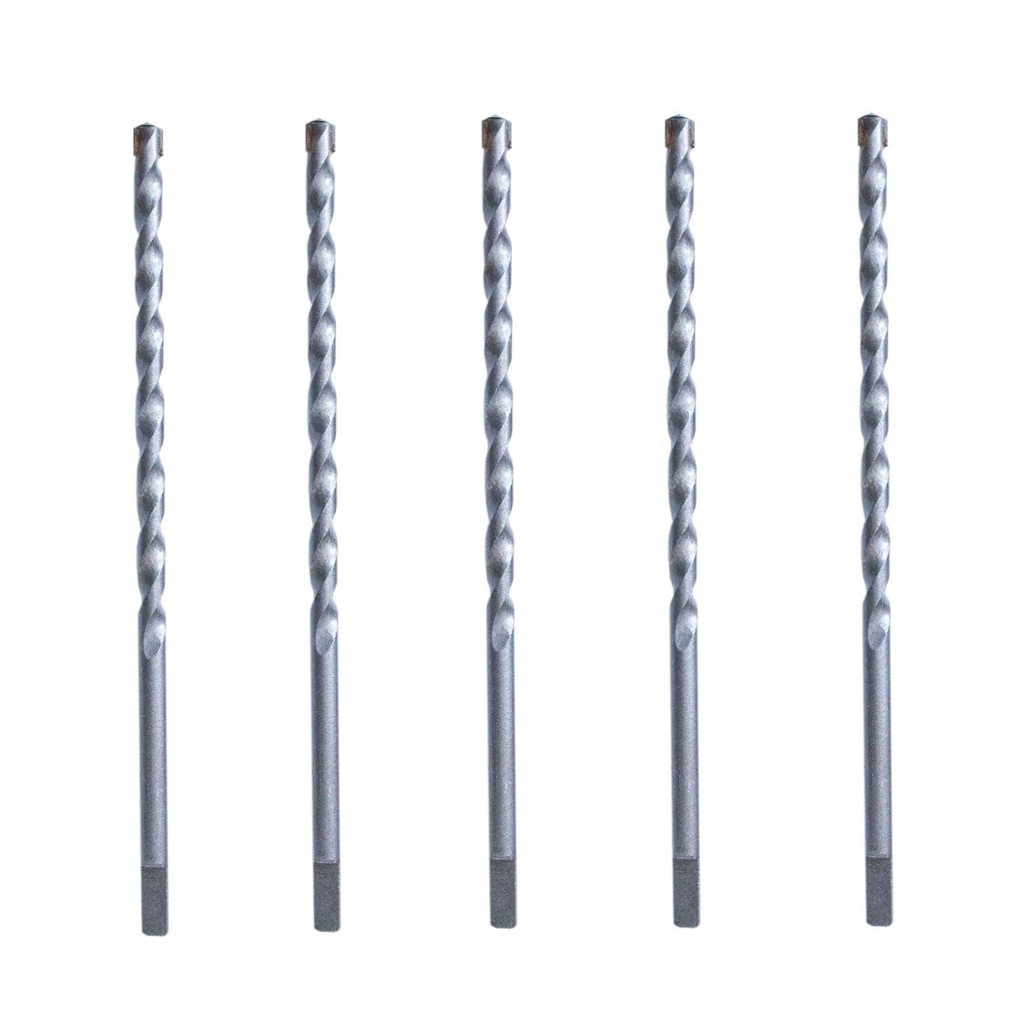 5/32“ Masonry Concrete Drill Bits Set Carbide Tip Flat Shank Stone ...