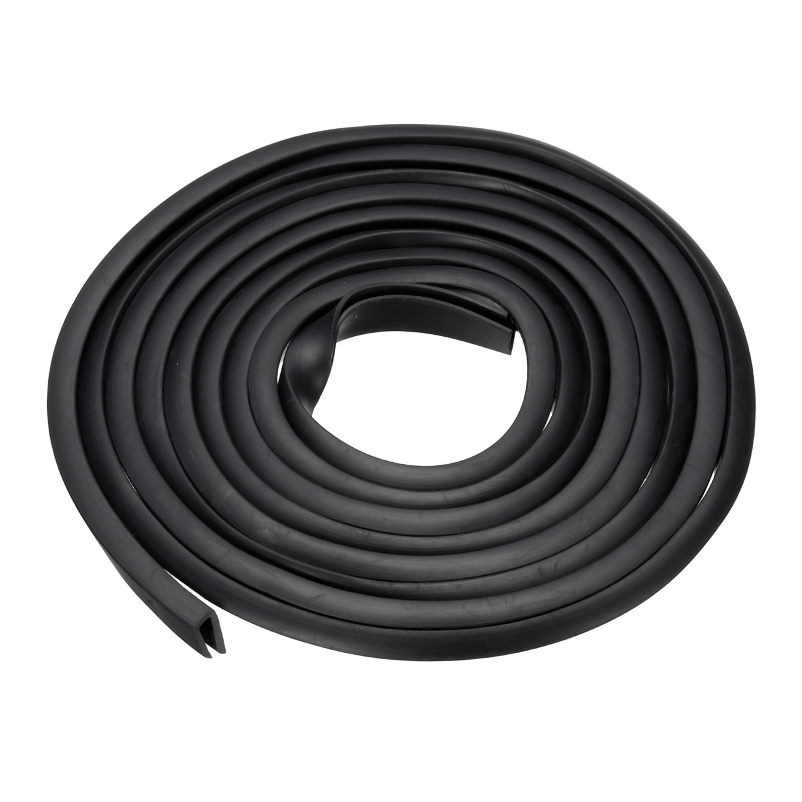 5/32" Rubber U Channel Edge Trim, Door Seal Strip U Shape Weather ...