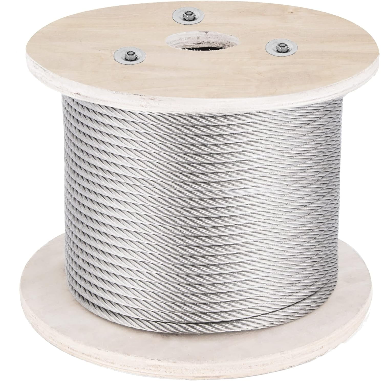5/32 Stainless Steel Cable, 500FT T316 Wire Rope 1x19 Marine Grade ...