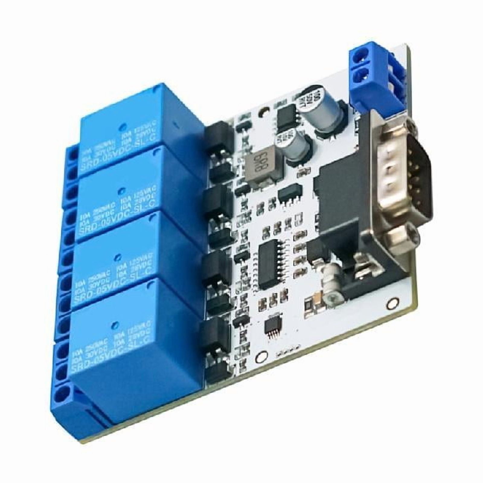 5-32V Modbus RTU Relays Module RS232 Relays 8bit MCU SP3232 Power ...