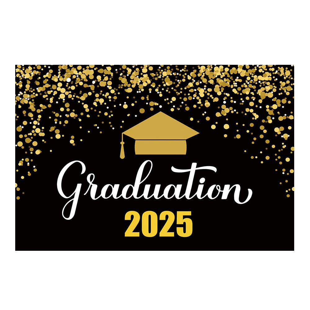 5*3FT Class of 2025 Graduation Backdrop Banner Congrats Grad Graduation ...