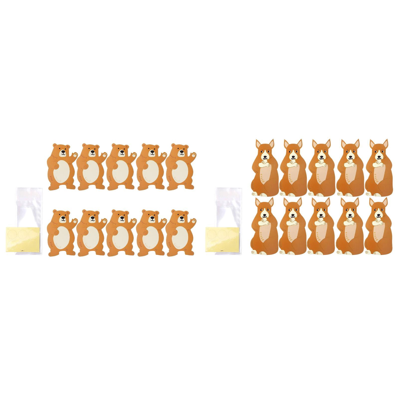 5/4/3/2/1pcs Easter Bunny Packaging Candy Cookie Rabbit Bag Cute ...