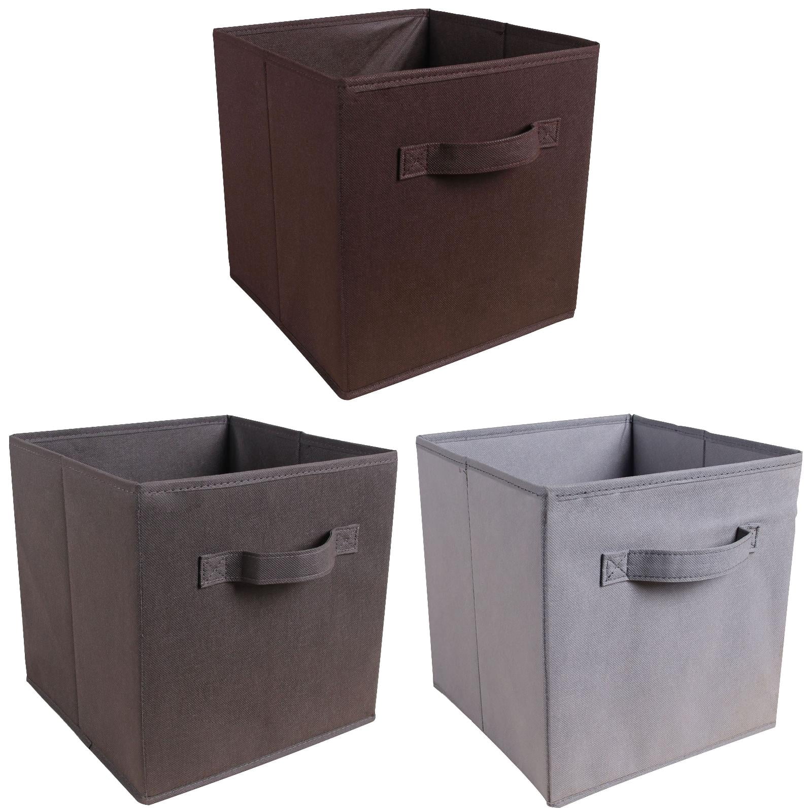 5/4/3pcs Collapsible Storage Cubes 11 Inch Heavy Duty Fabric Storage ...