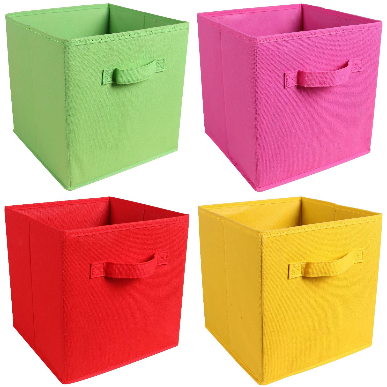 5/4/3pcs Collapsible Storage Cubes 11 Inch Heavy Duty Fabric Storage ...