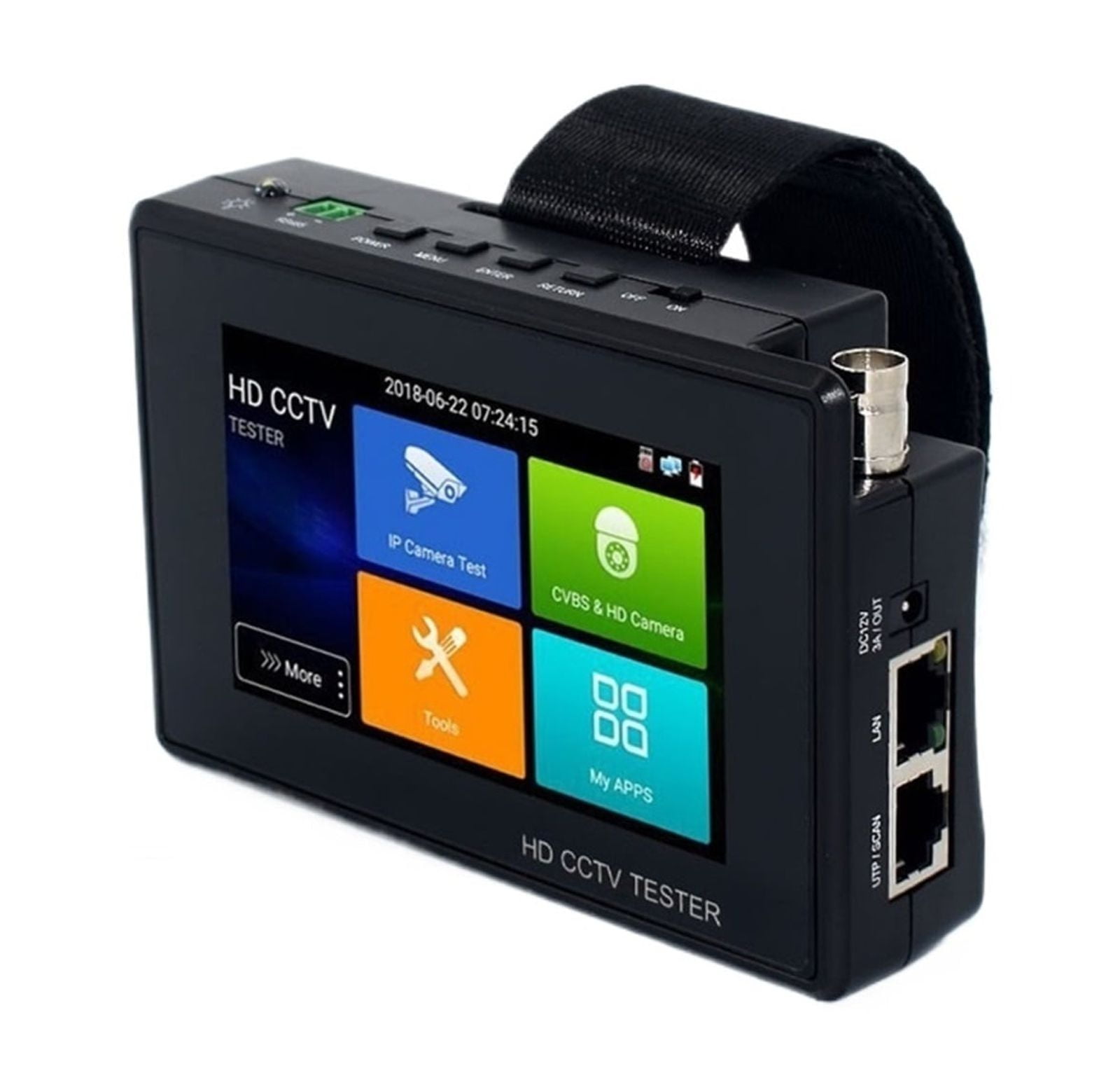 5.4 Inch CCTV Tester IP Camera 4K Monitor Testers CCTV VGA IPC POE AHD ...