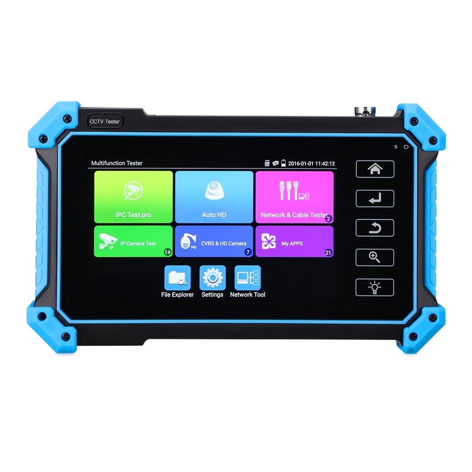 5.4 Inch Touch Screen 4K CCTV IP Camera Tester 8MP AHD CVI TVI CVBS HD ...