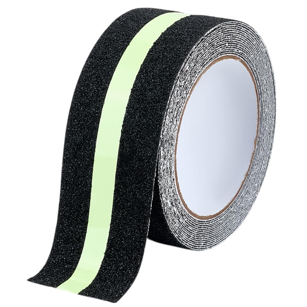 5.4 Yards Anti Slip Grip Tape with Glow in The Dark Stripe 2 Inch Non ...