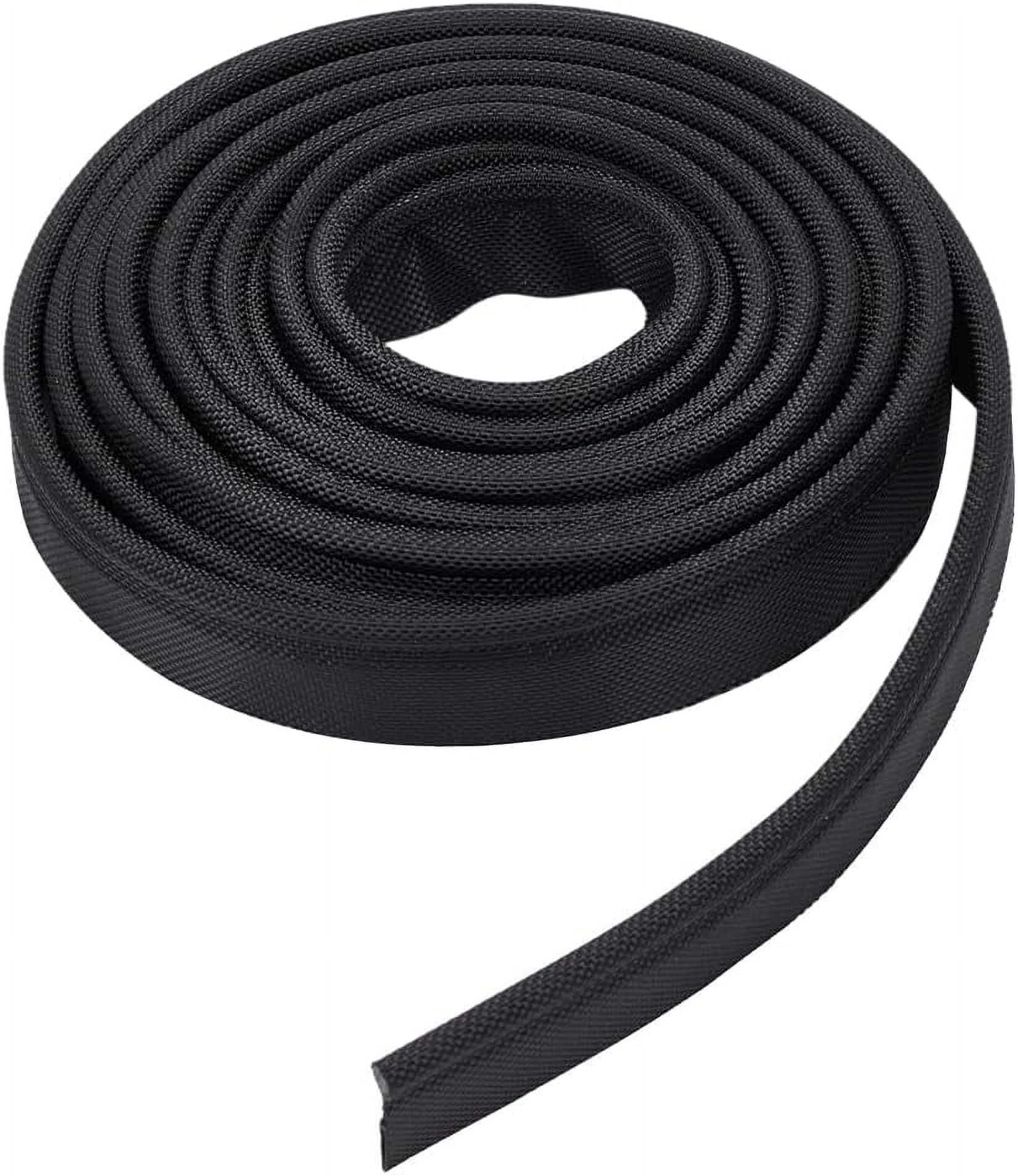 5.4 Yards Black Awning Rail Insert 1.2inch Double Flap Awning Tent ...