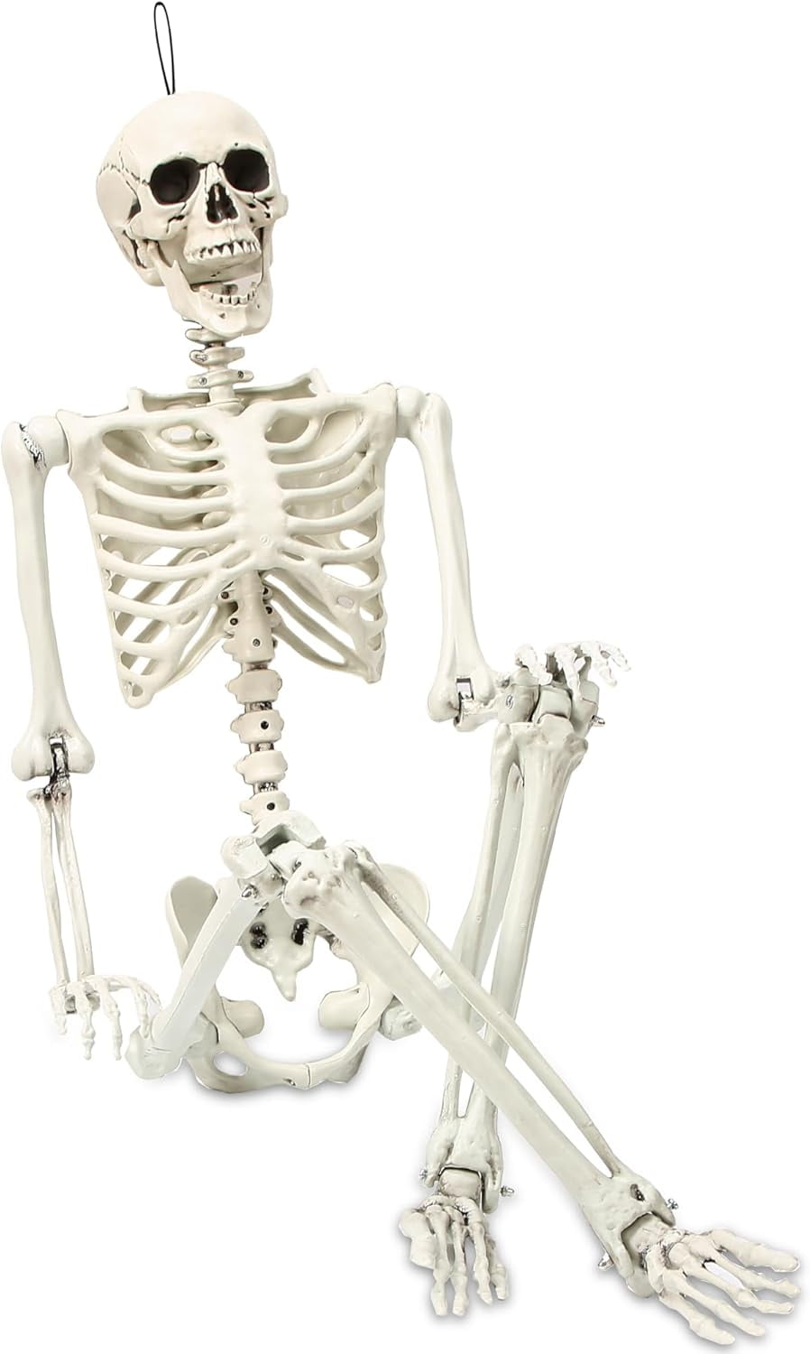 5.4 ft Posable Skeleton Decorations,Human Bones for Party with Movable ...