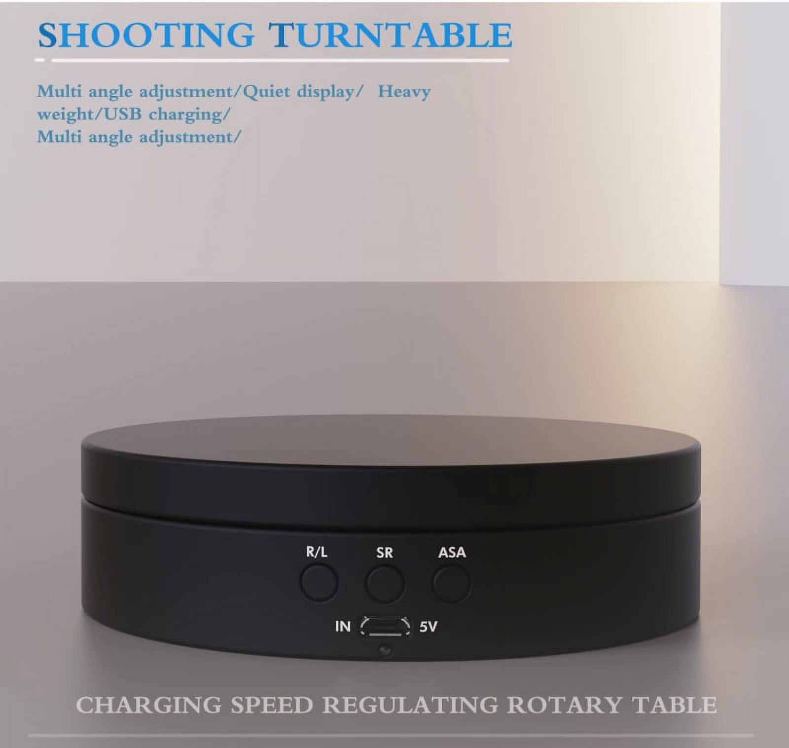 5.4 inch Electric Rotating Display Stand, 6.6 LbS 360 Degree Rotating ...