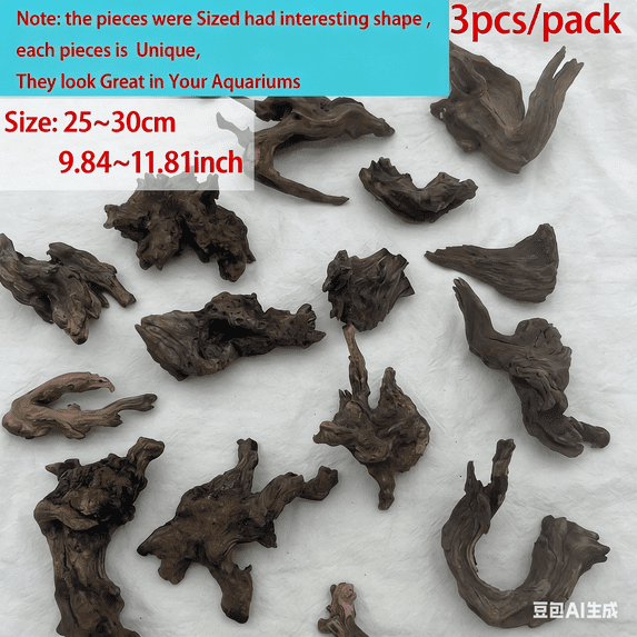5-40CM High-End Customized Driftwood Small Natural Tree Trunk Aquarium ...