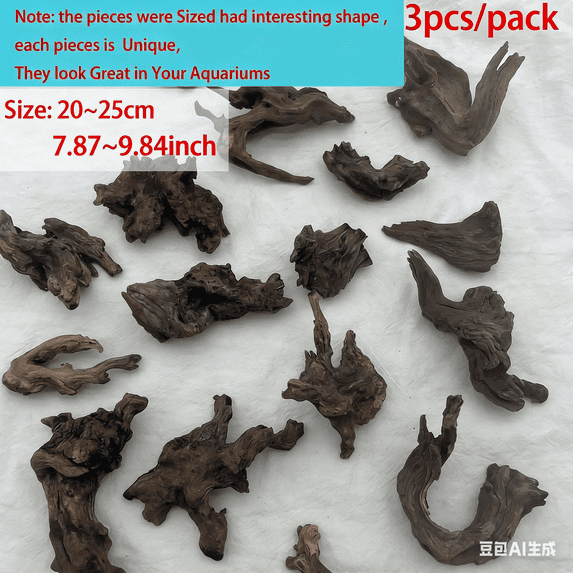 5-40CM High-End Customized Driftwood Small Natural Tree Trunk Aquarium ...