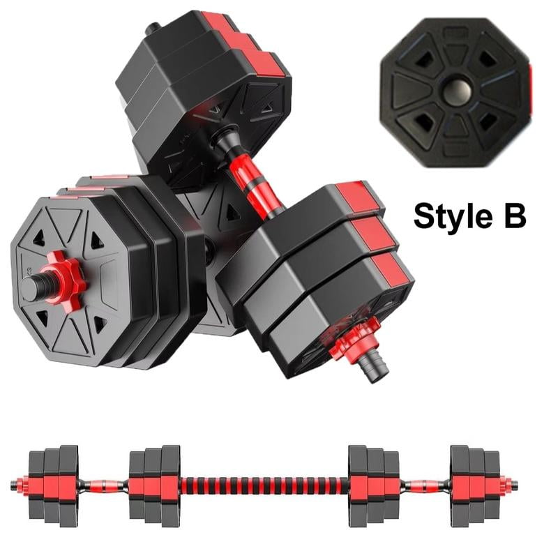 5-44bls Adjustable Dumbbell Set for Home Gym Fitness Weight Plates, 3 ...