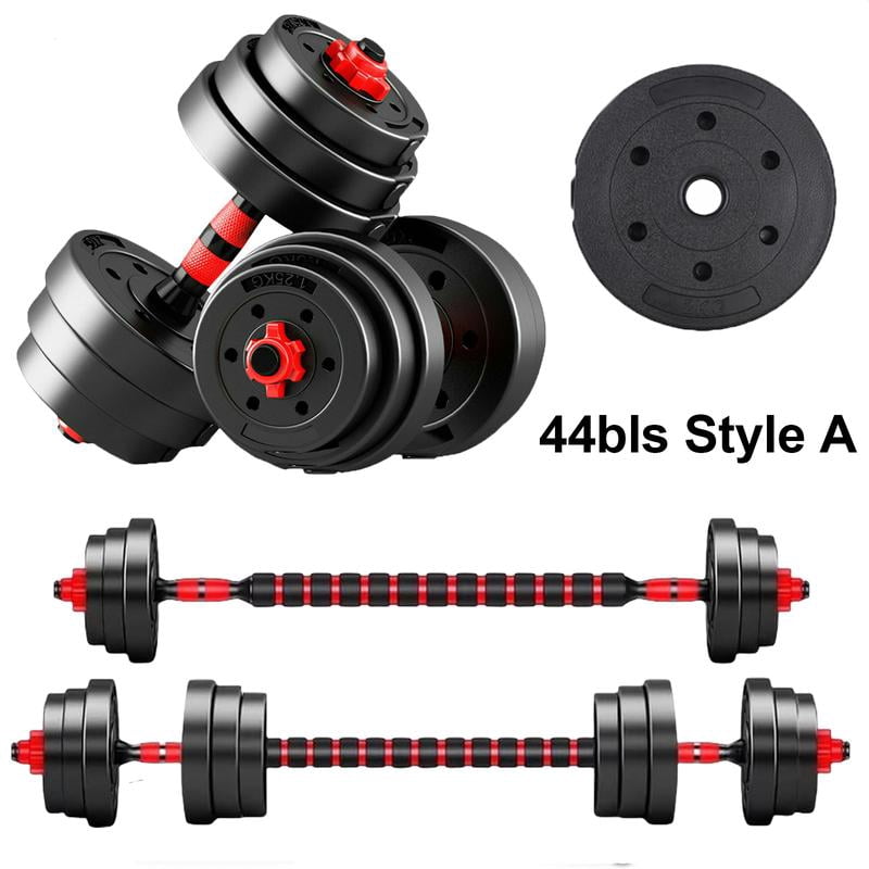 5-44bls Adjustable Dumbbell Set for Home Gym Fitness Weight Plates, 3 ...