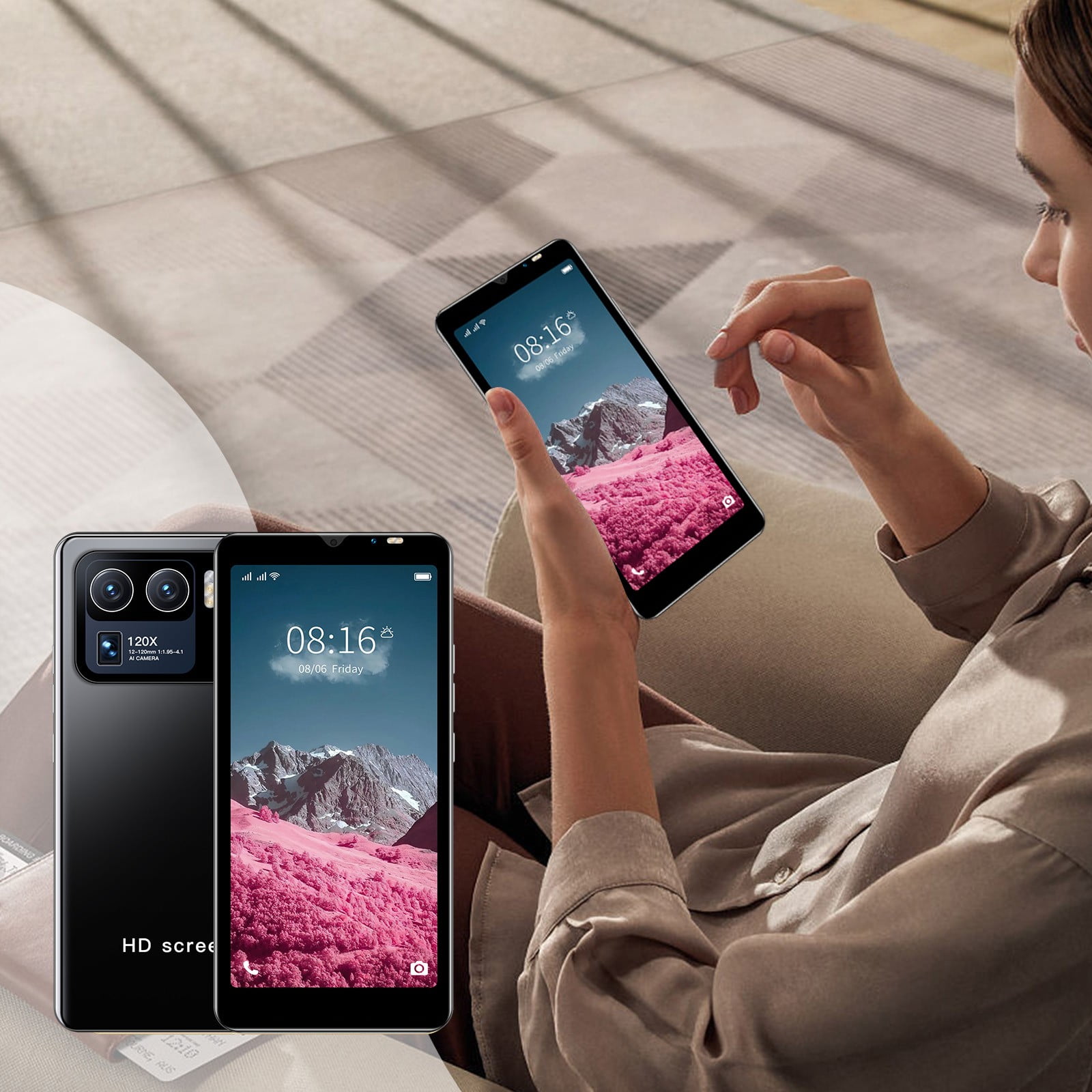 5.45 Inch Smartphone SIM Android Gaming Camera WIFI Portable Mobile ...