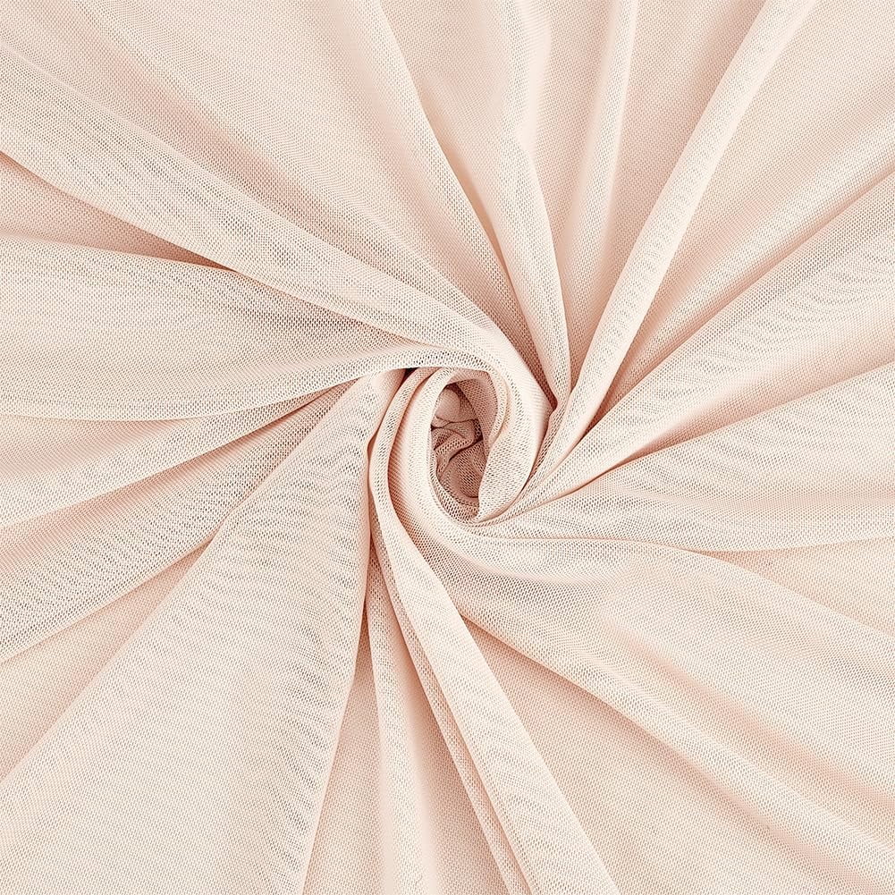 5.47 Yards 4-Way Stretch Mesh Fabric 65Inch Wide Polyester Spandex ...