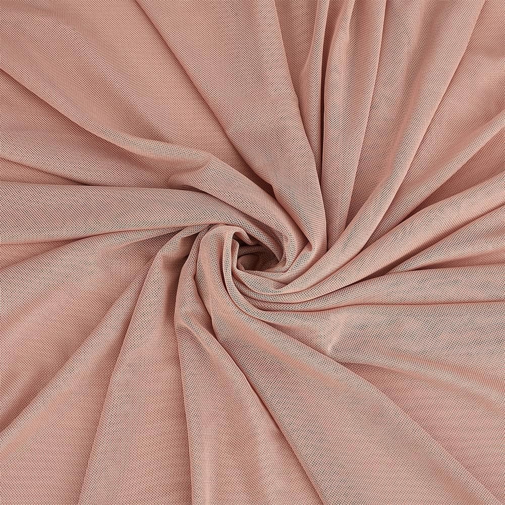 5.47 Yards 4-Way Stretch Mesh Fabric 65Inch Wide Polyester Spandex ...
