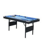Hathaway Fairmont Portable 6 ft. Pool Billiard Table with red felt ...