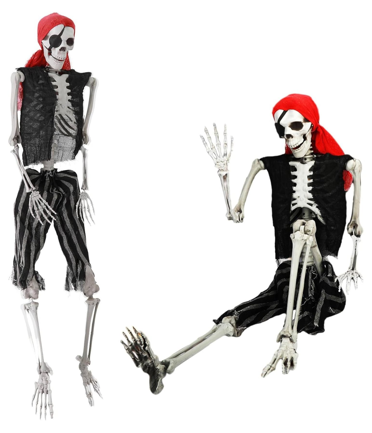 5.4FT Skeletons, Life Size Skeleton for Decoration, Full Body Realistic ...