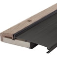5-5/8 in. x 1-1/8 in. x 36 in. Bronze Adjustable Aluminum & Hardwood Threshold Kit - Versatile ...