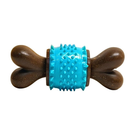 5.5" Bone Shaped Plush Dog Toy, Soft Plush Dog Toy for Puppies Teething ...