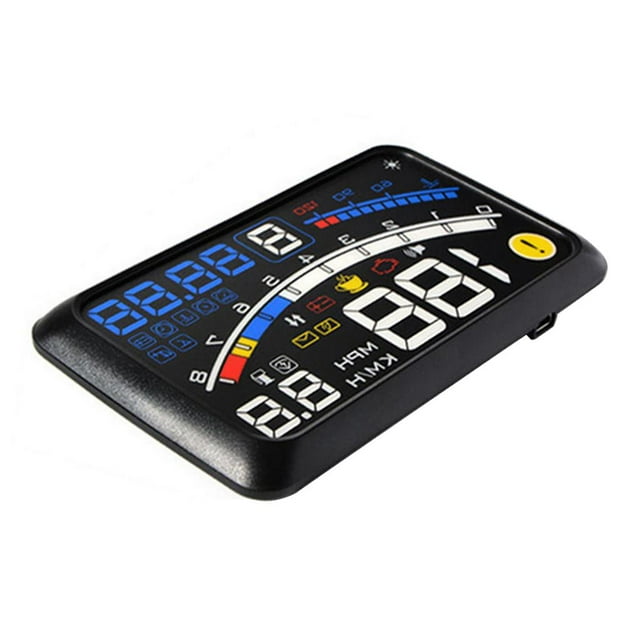 5.5" Car HUD Heads Up Display II/EU /Fuel/RPM/Temp/ Screen Auto Gauge ...