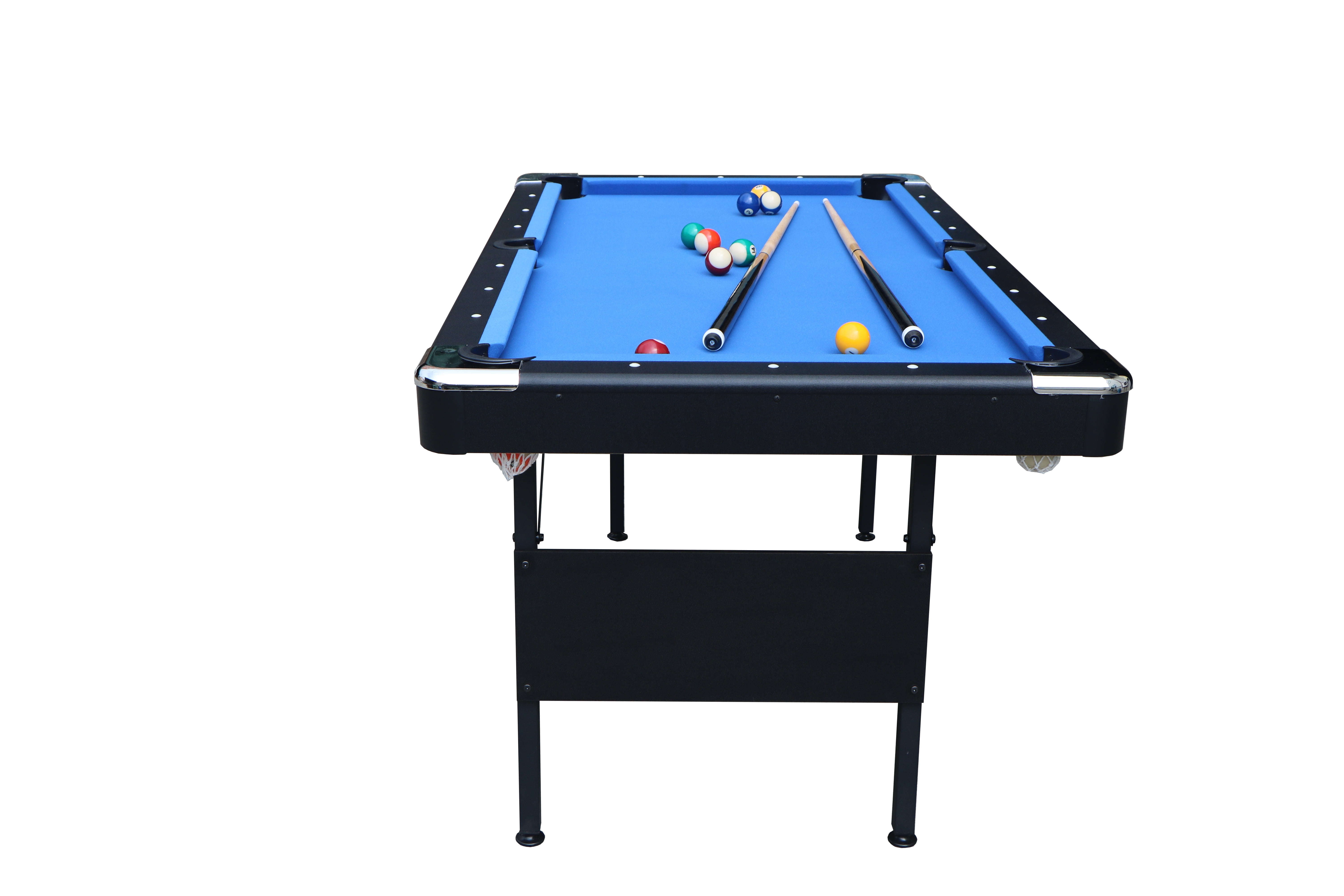 5.5 Ft Portable Pool Table with Billiard Balls Triangle Rack Chalk ...