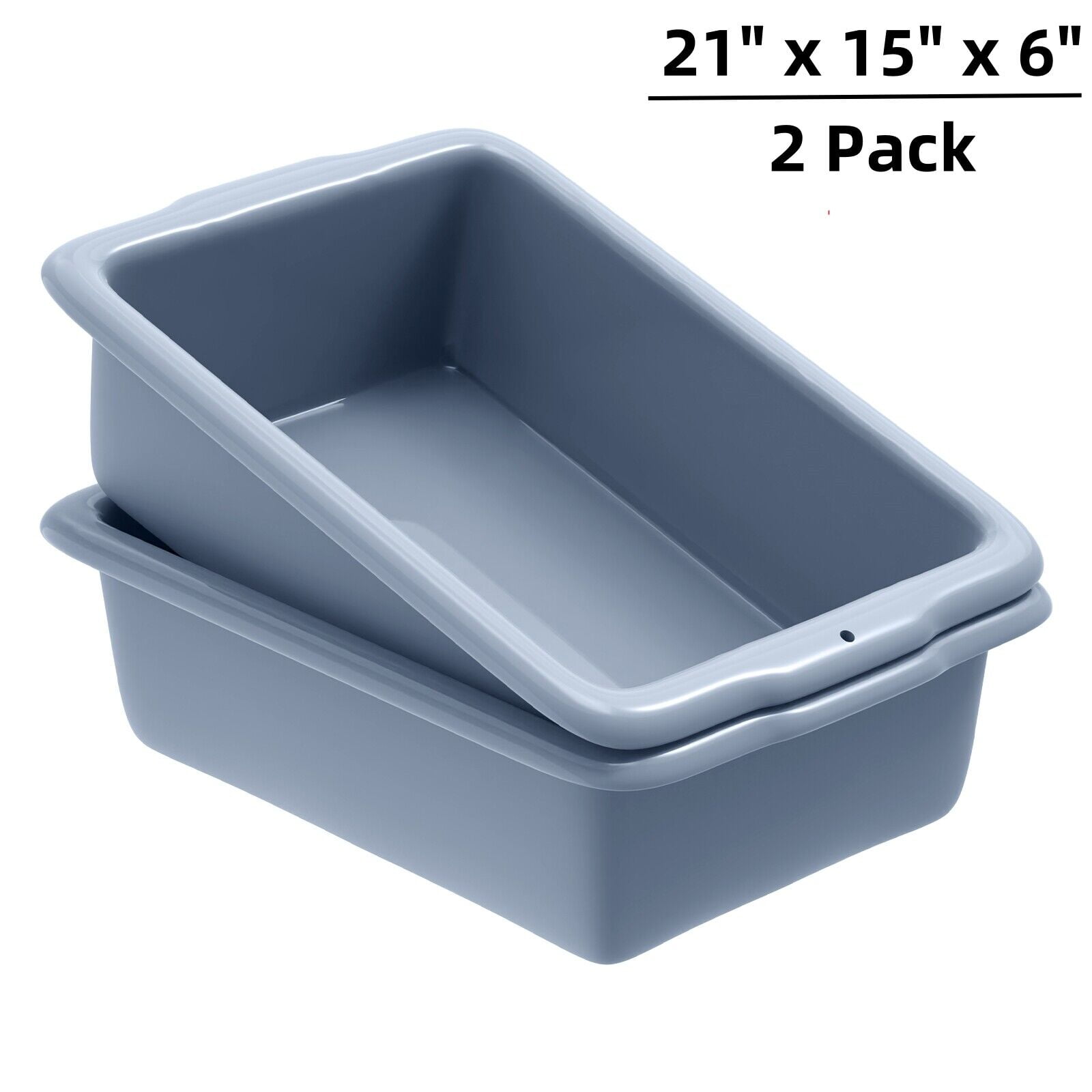 5.5 Gallon Commercial Bus Tub Box Tote Dish Tray Storage Restaurant ...