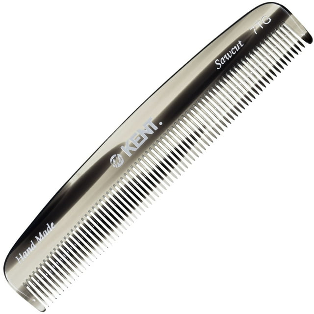 Kent 7T Handmade All Fine Tooth Pocket Comb for Men, Hair Comb ...