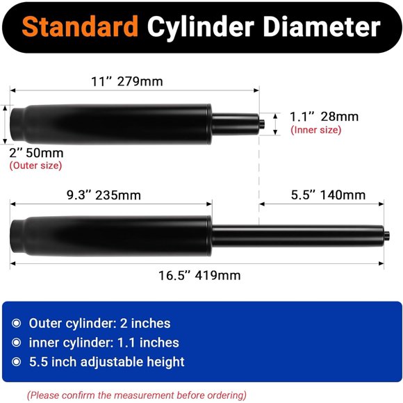 Chair Cylinder Replacement