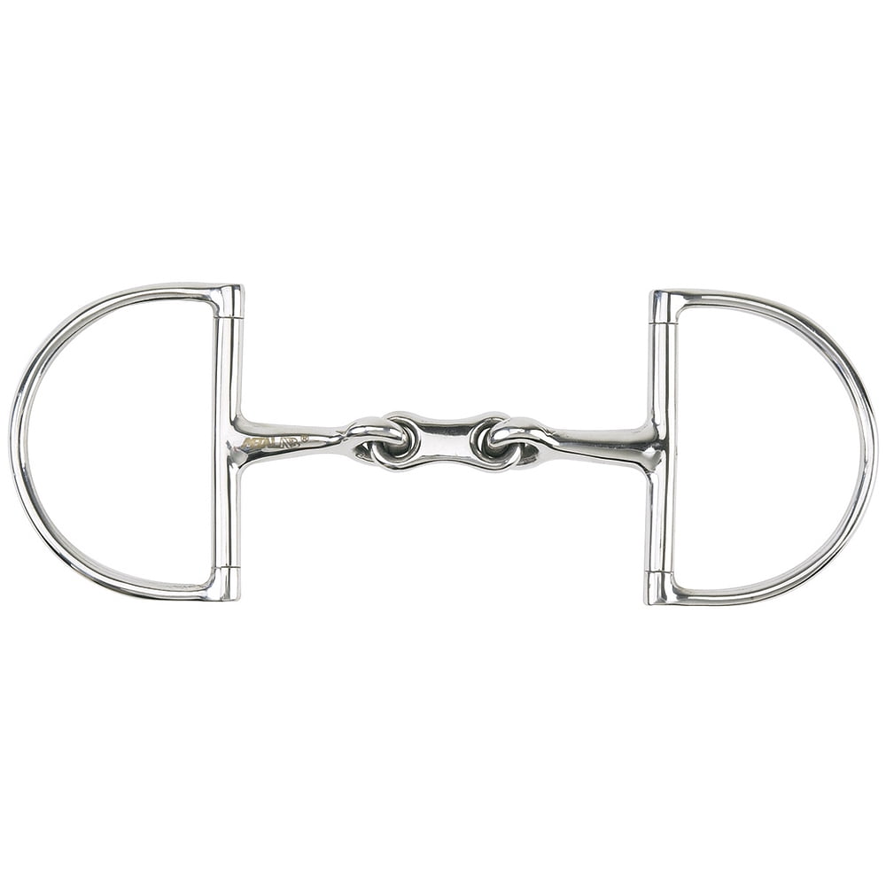 5.5 In Centaur Horse Bit Stainless Steel Hunter Dee Snaffle D Ring - Walmart.com