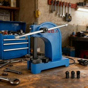 Arbor Press, 3-Ton Capacity Manual Arbor Press, 11-Inch Height with 4 ...