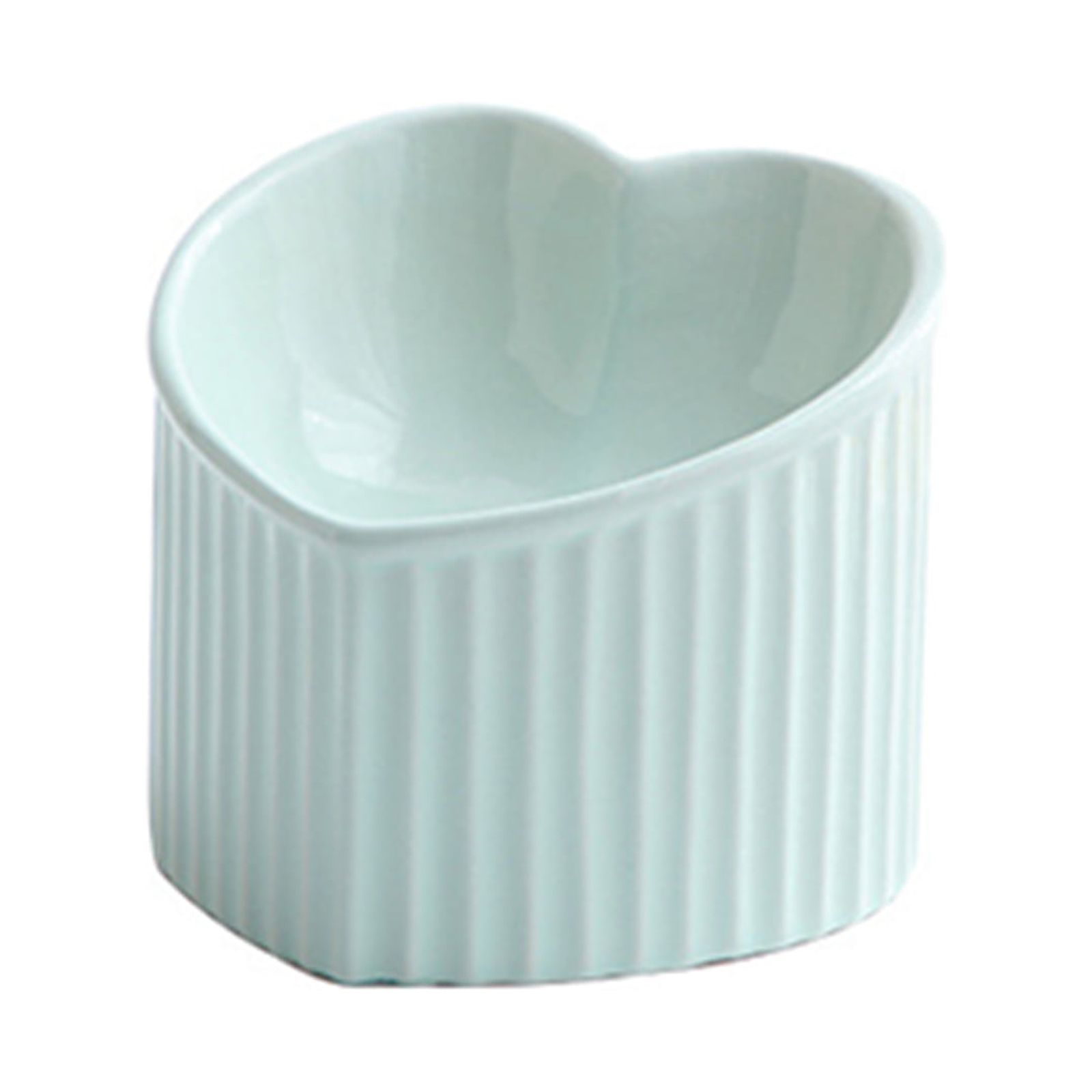 5.5 Inch Raised Cat Ceramic Bowl Anti Vomiting Stress Free Microwave ...