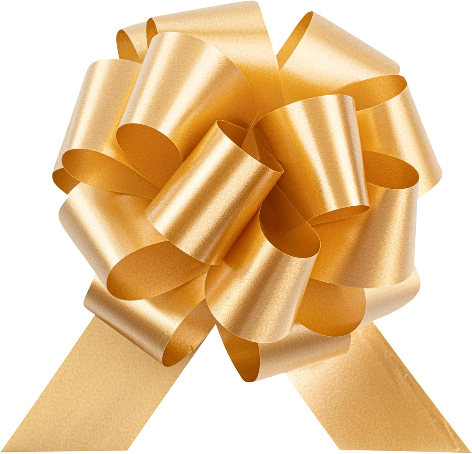 5.5 Inch Ribbon Pull Bows 10 Satin Pull Bows - 20 Loops Instant Pull ...