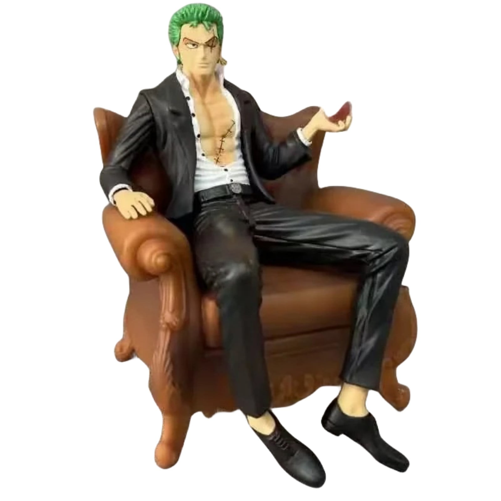 5.5-Inch Roronoa Zoro Sofa Pose Action Figure - Anime PVC Statue with ...