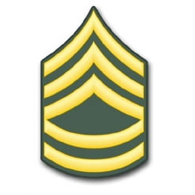 5.5 Inch U.S. Army E-7 Sergeant 1st Class Rank Insignia Window Sticker ...