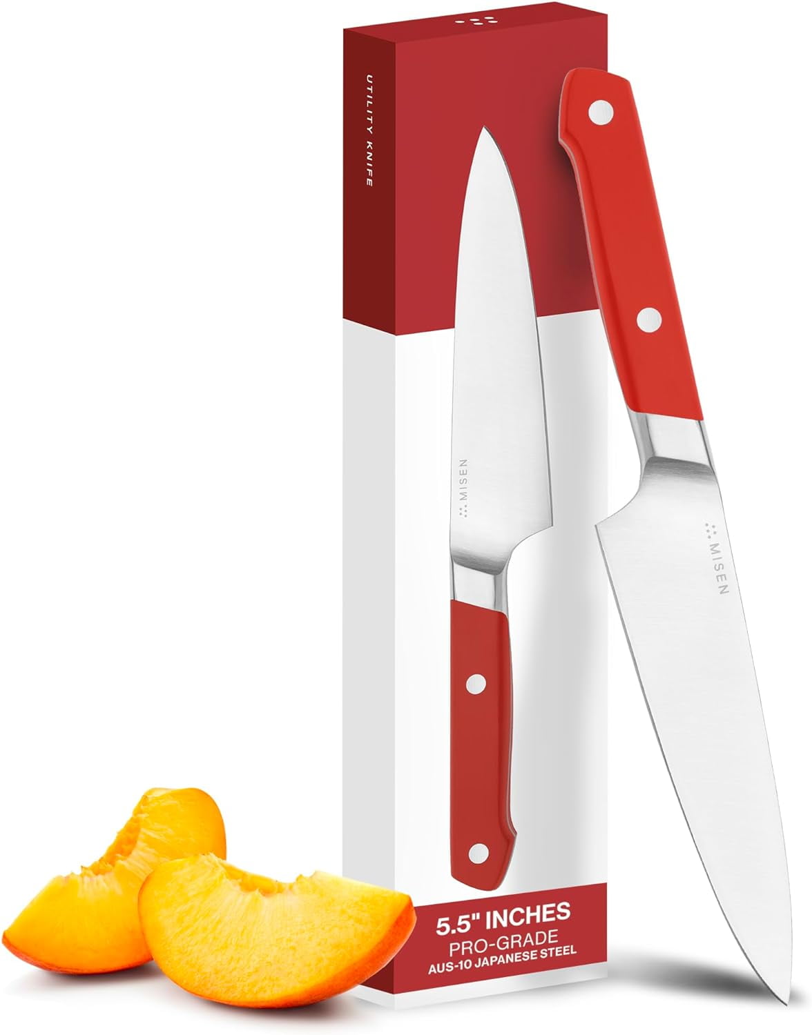 5.5 Inch Utility Knife - High Carbon Stainless Steel Kitchen Knife for ...