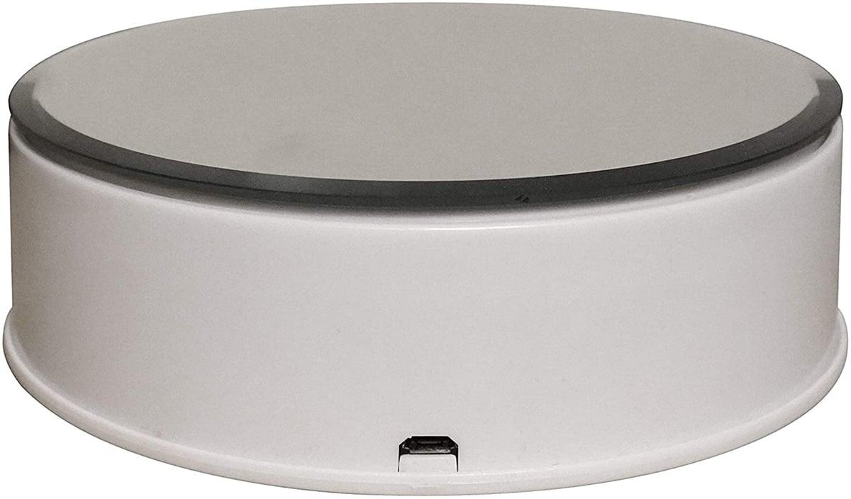 5.5 Inches Electric Turntable Mirror Surface Motorized Rotating Display ...