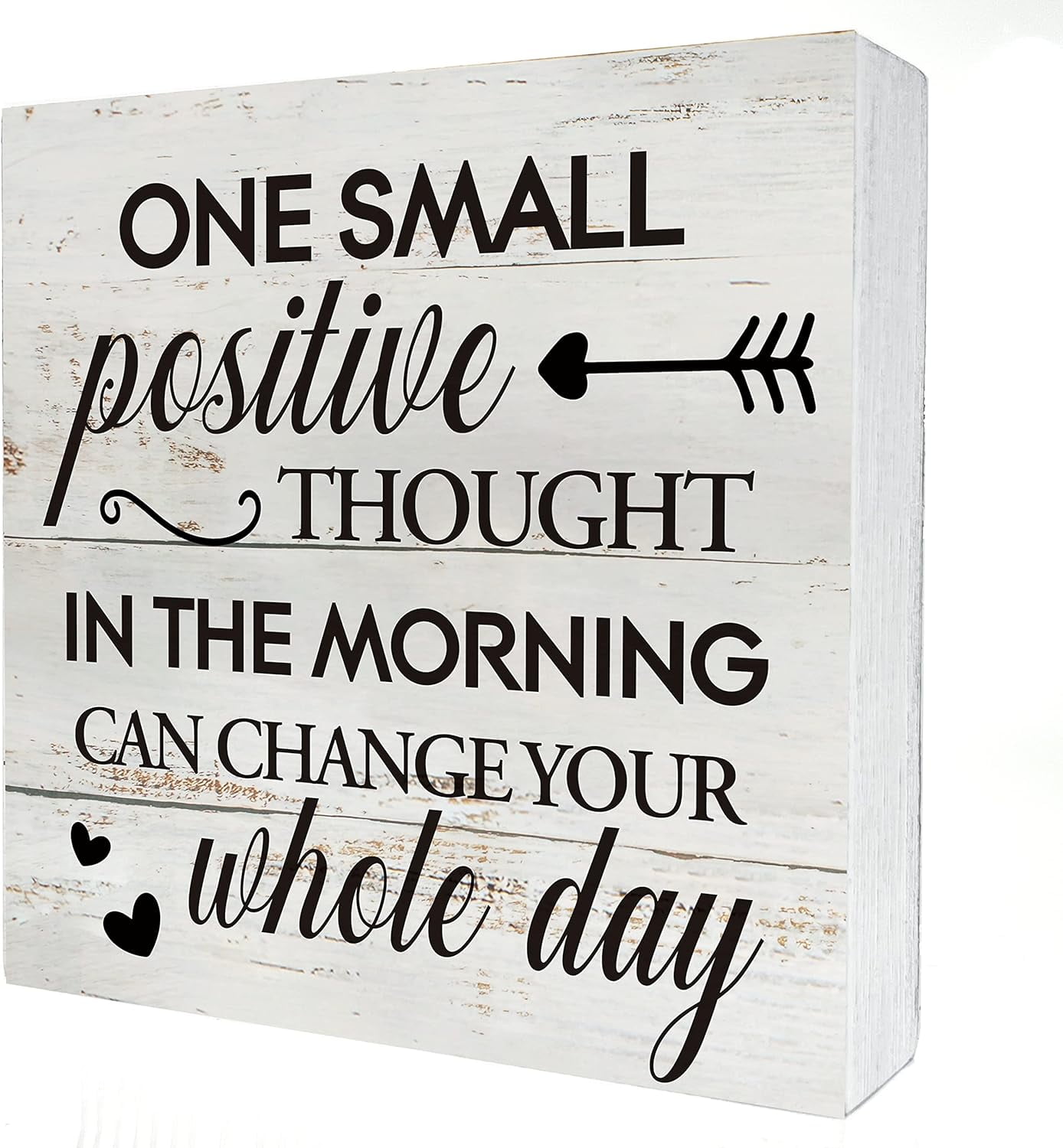 5"×5" Inspirational One Small Positive Thought in The Morning Can ...