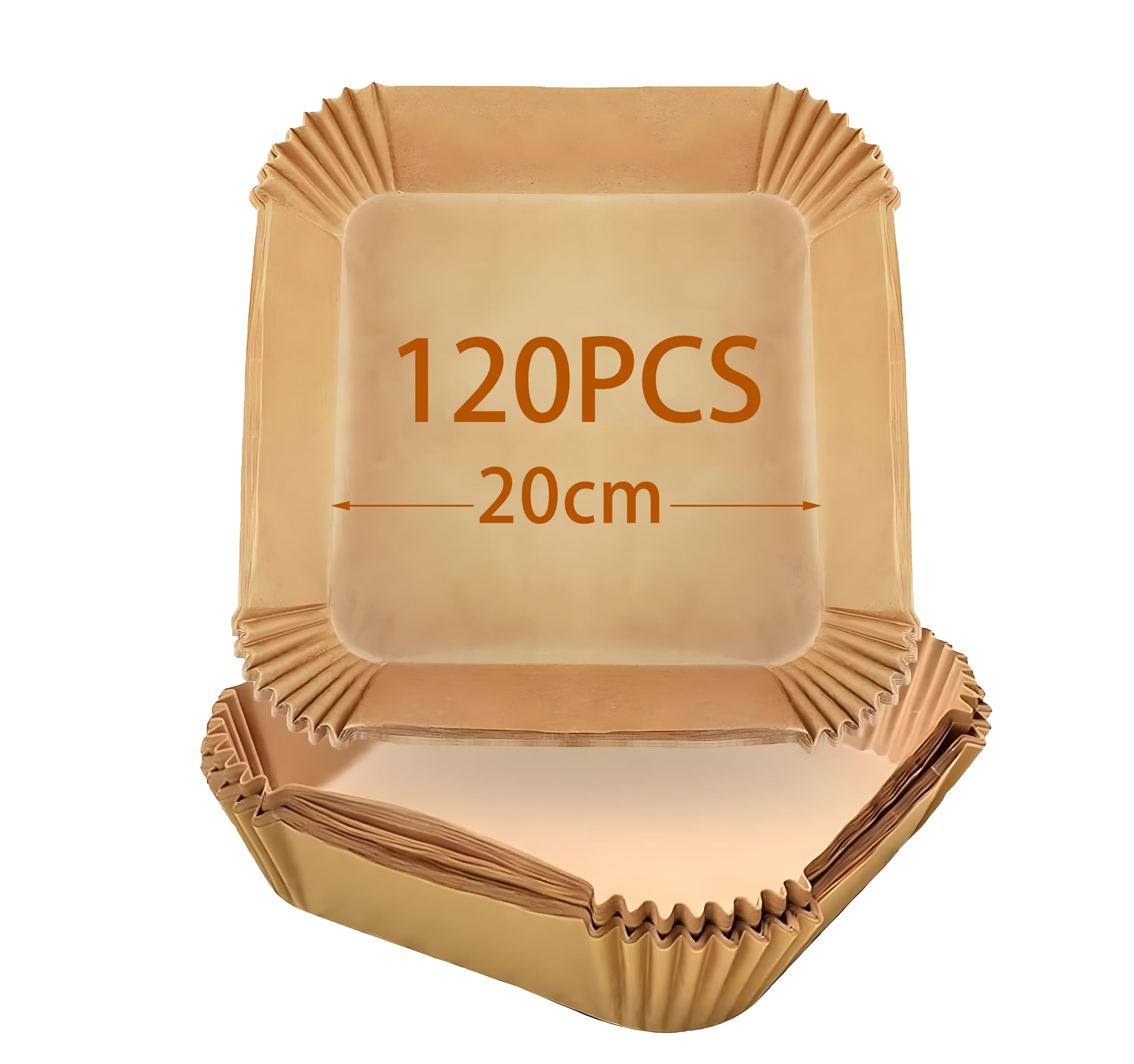 5’5 L square air frying accessories 20cm air fryer grid overn paper ...
