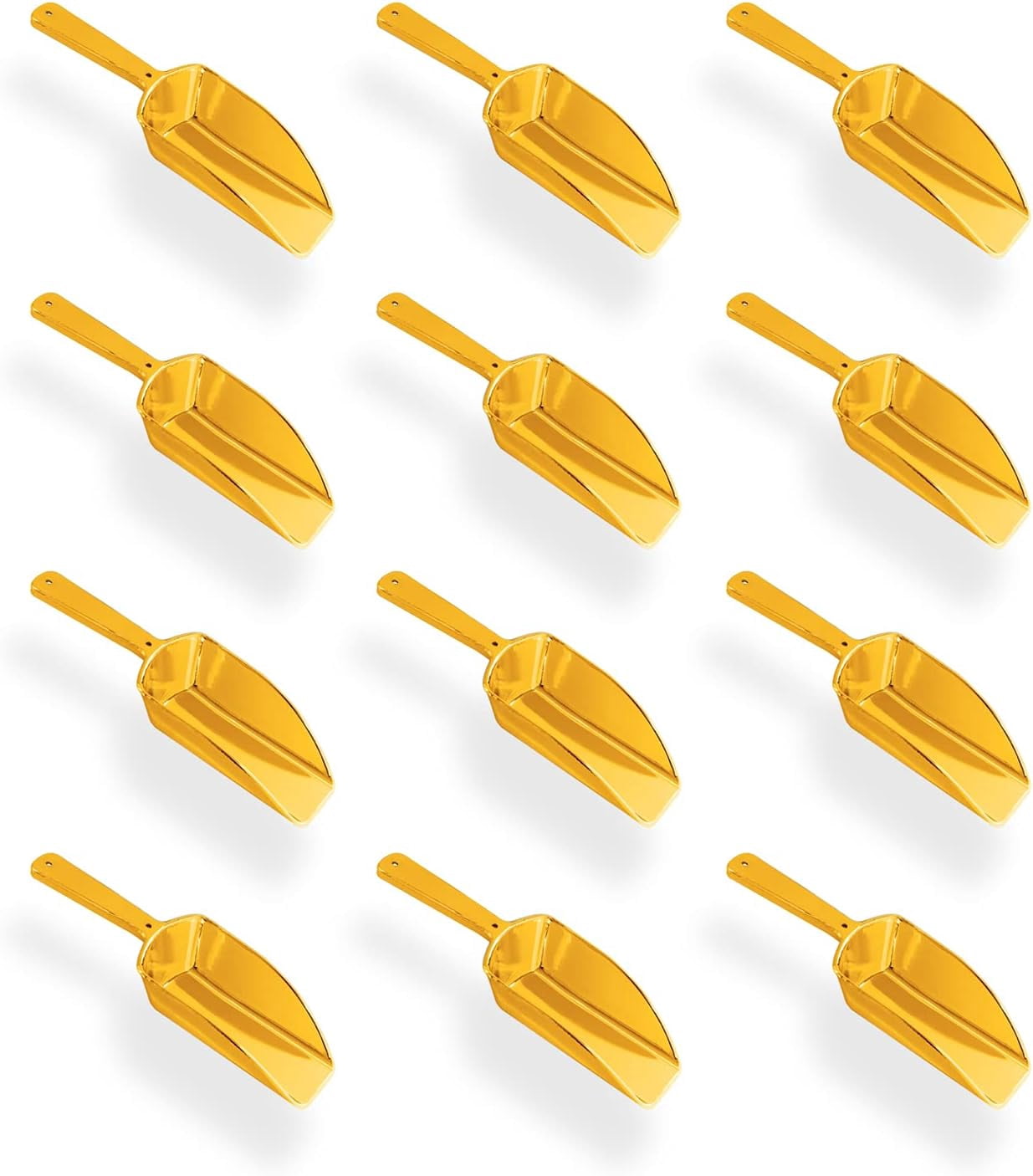 5.5" Mini Acrylic Plastic Kitchen Scoops for Weddings, Candy Dessert ...