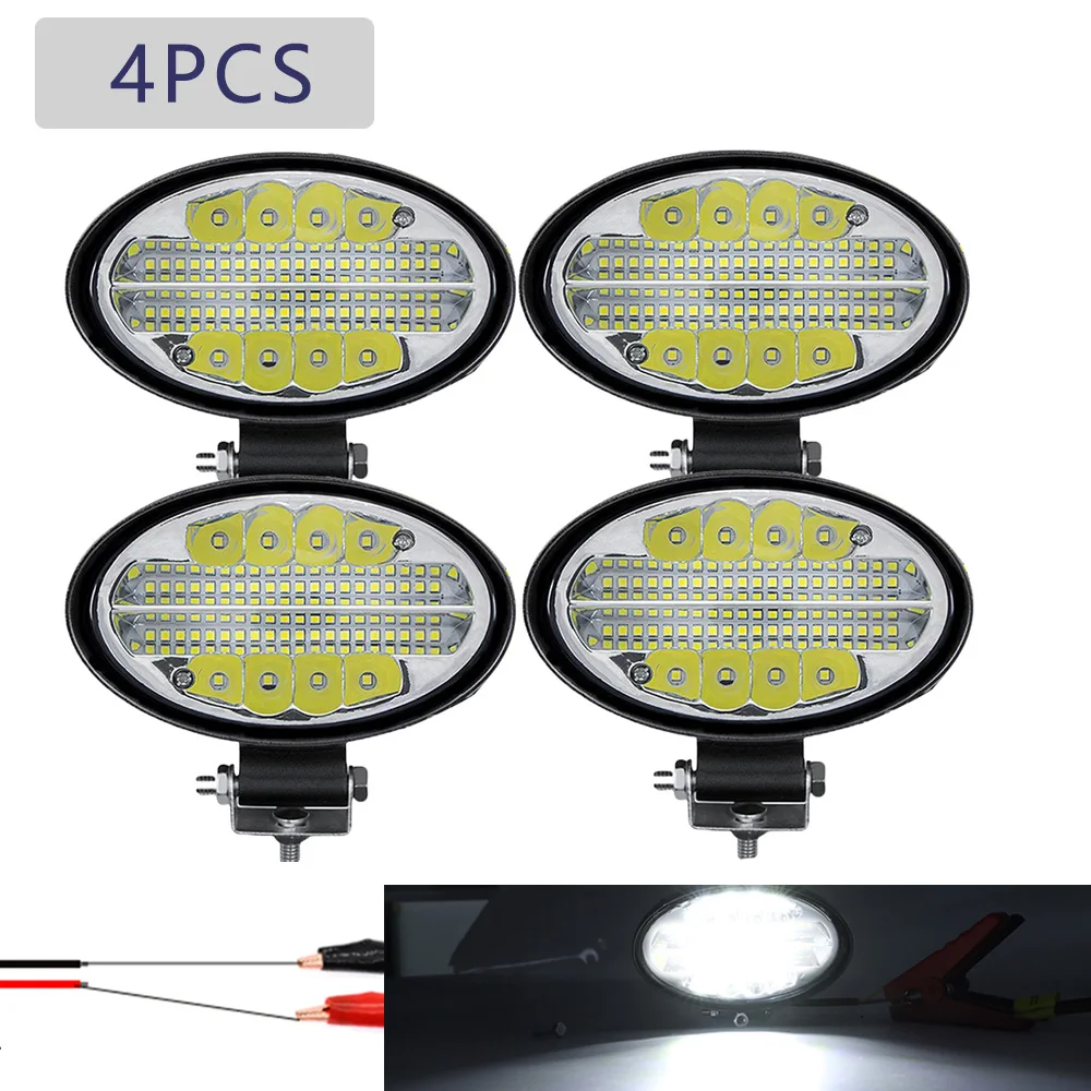 5.5 Spot Flood LED Light Bar Off Road LED Work Light 12V 24V Headlights ...
